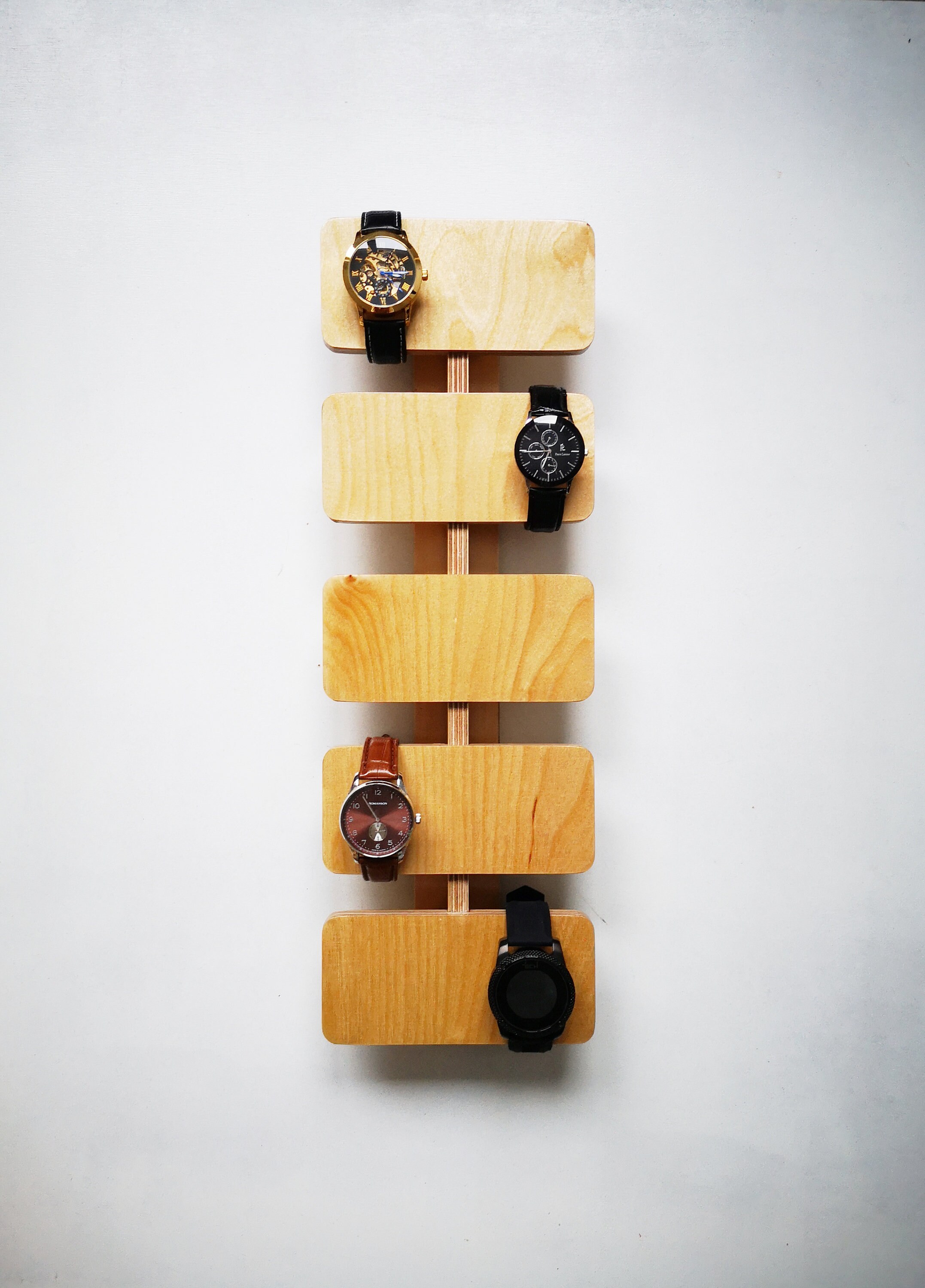 Watch Display for Wall Handmade Watch Rack Wooden Watch - Etsy