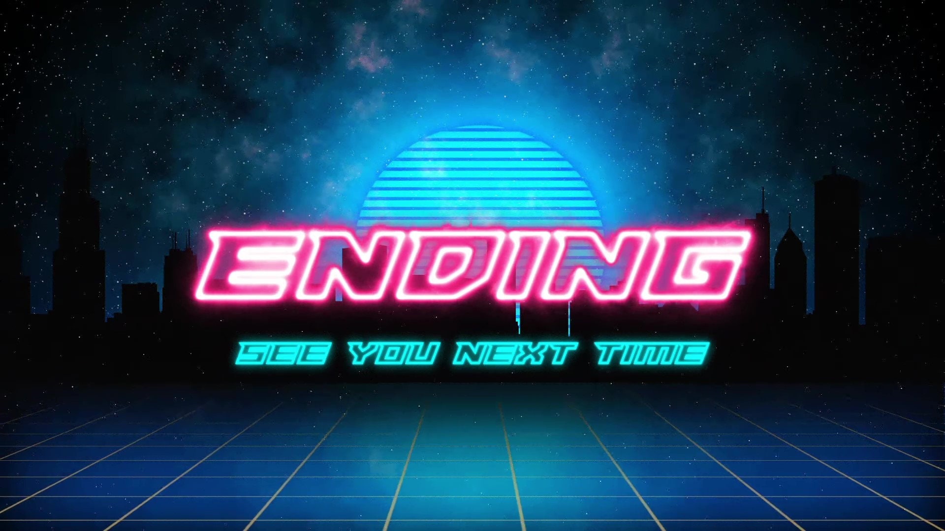 Overlay Pack Stream BLUE Animated Neon Vaporwave WEBM Format - Etsy