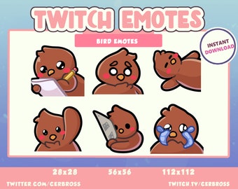 Bird Sub Badges Twitch Discord - Etsy