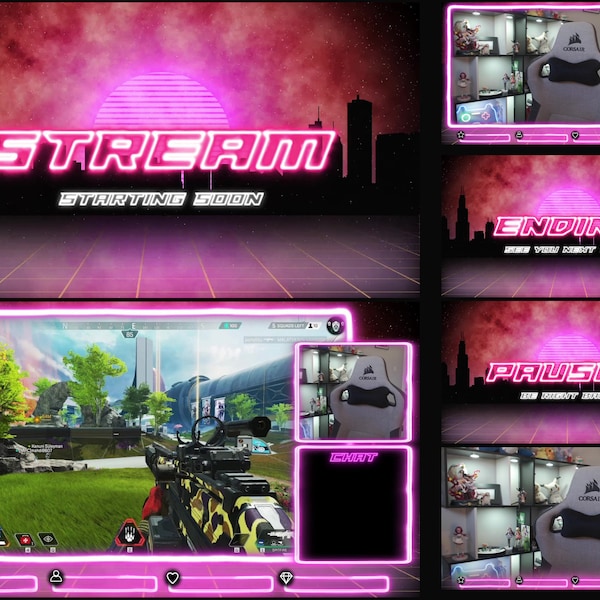 Vaporwave Overlay - Etsy