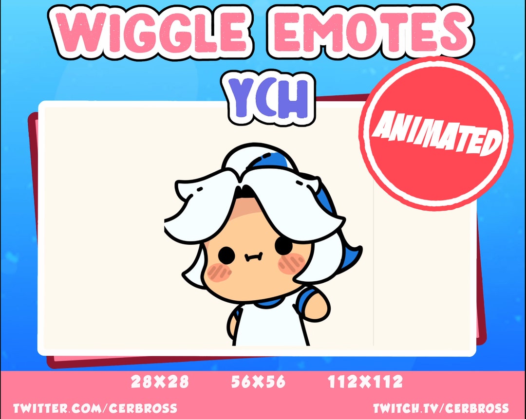 Animated Custom Wiggle Emote Twitch Discord Youtube - Etsy