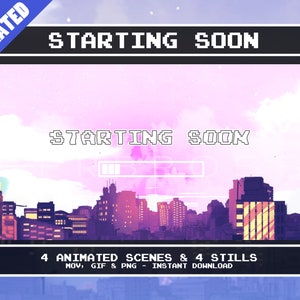Cyberpunk Gamer Twitch Scenes: Animated Set for Immersive Streams! - Etsy