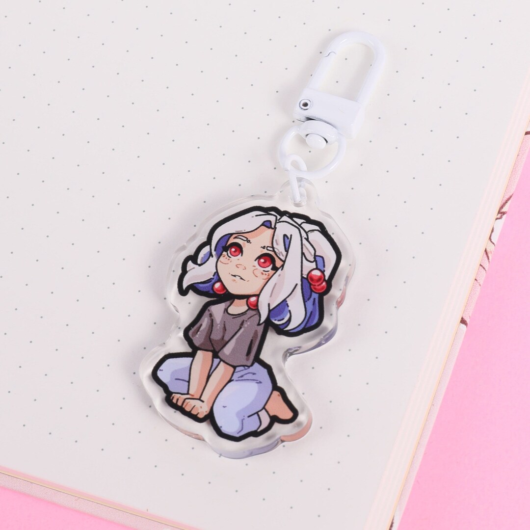 Evie - Chibi Anime Girl - 2" Keychain Double-sided Clear Acrylic - Etsy