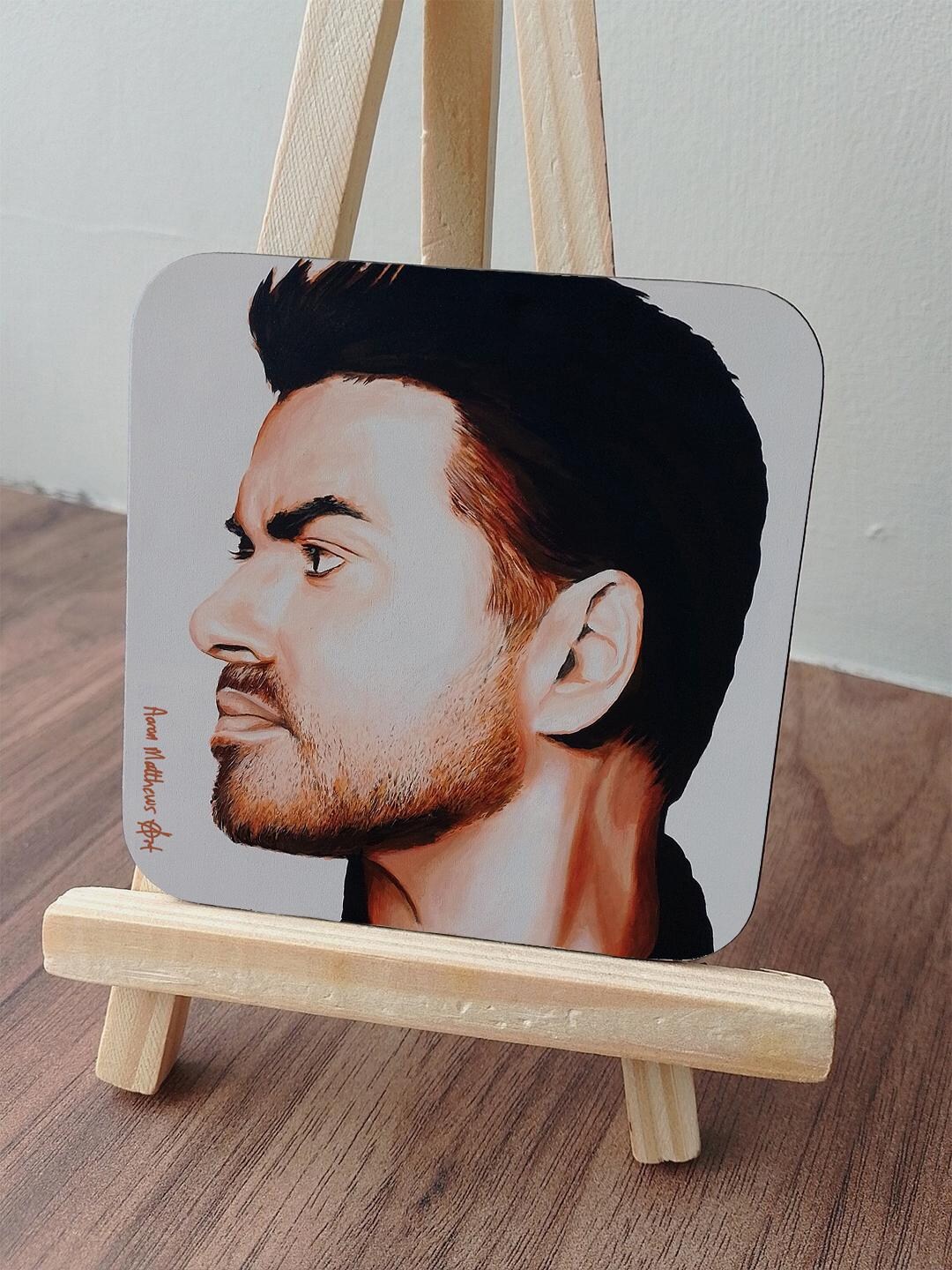George Michael Side Art Coaster - Etsy