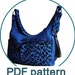 Intermediate Bag Sewing Pattern, Svg's, Modern Slouch Bag, - Etsy
