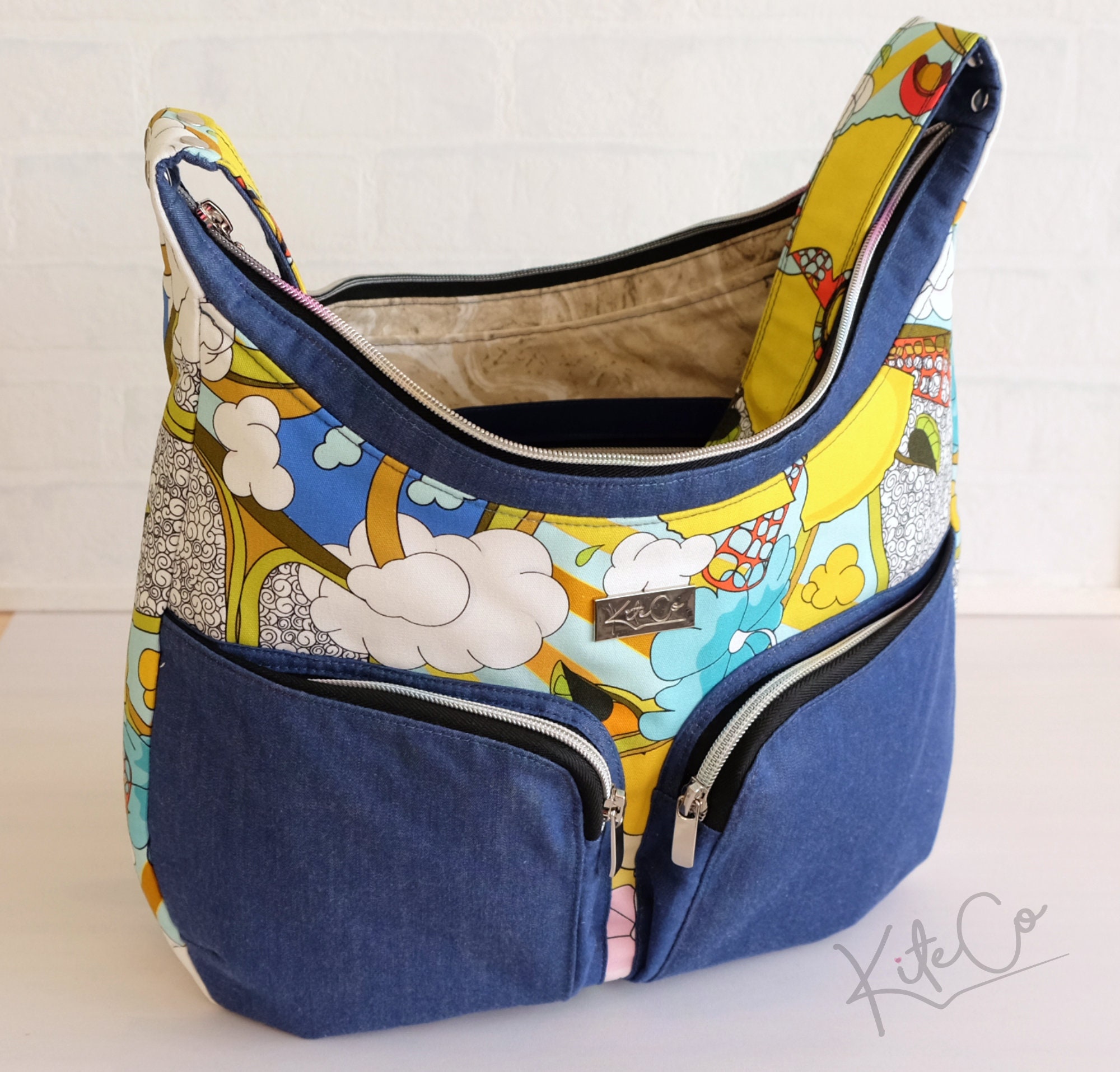 Intermediate Bag Sewing Pattern, Svg's, Modern Slouch Bag, - Etsy