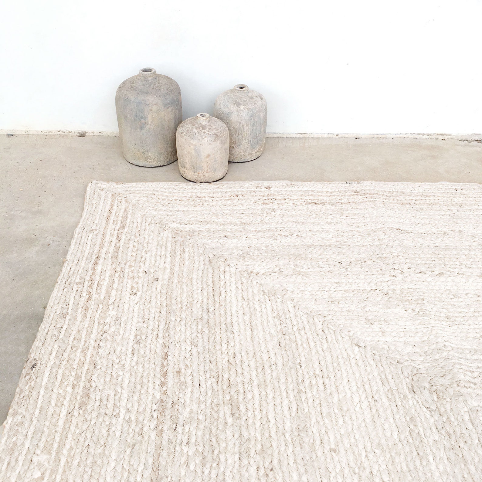 Extra Large Jute Rug in Warm White. Ecologic Jute and Herb Dye - Etsy