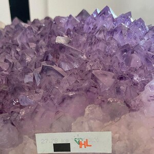 Amethyst Geode Table With Certification 63 Lbs. Authentic Amethyst ...