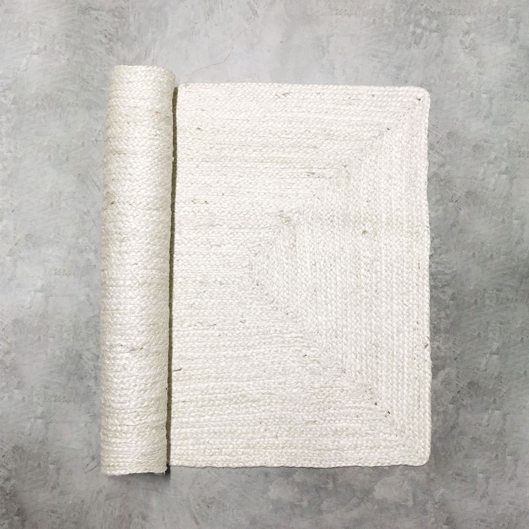 Extra Large Jute Rug in Warm White. Ecologic Jute and Herb Dye | Etsy