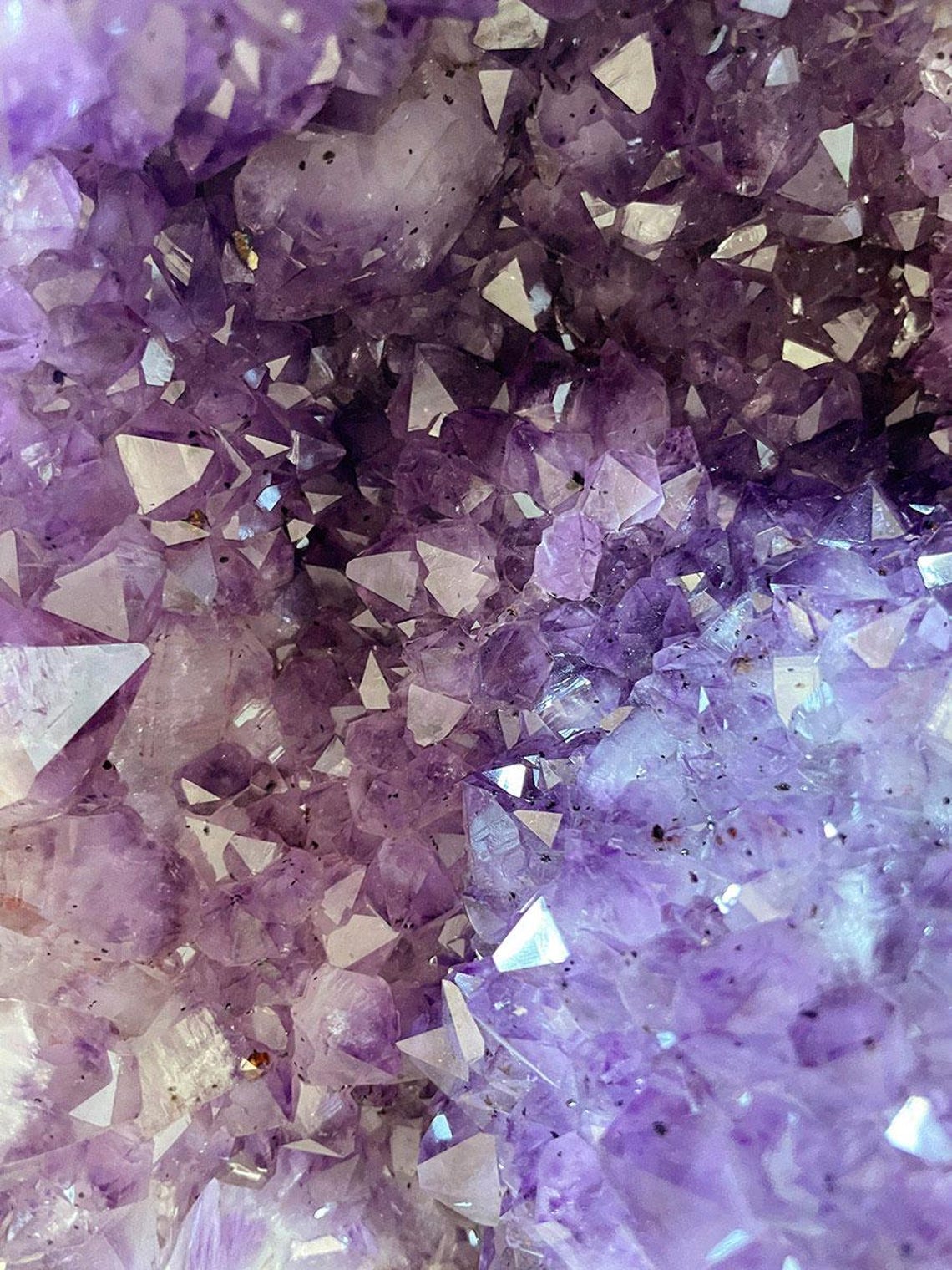 Amethyst Geode Table With Certification 65 Lbs. Authentic Amethyst ...