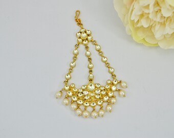 Jhoomer Passa Maang Tikka bridal Jhoomar indian Jewelry - Etsy