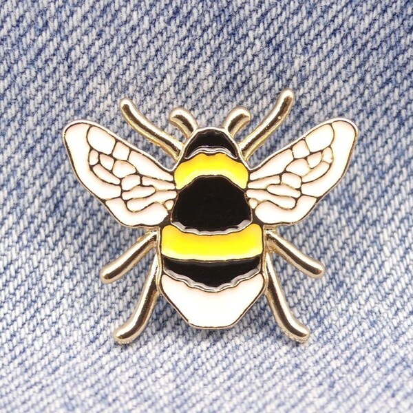 Bumble Bee Pin - Etsy UK