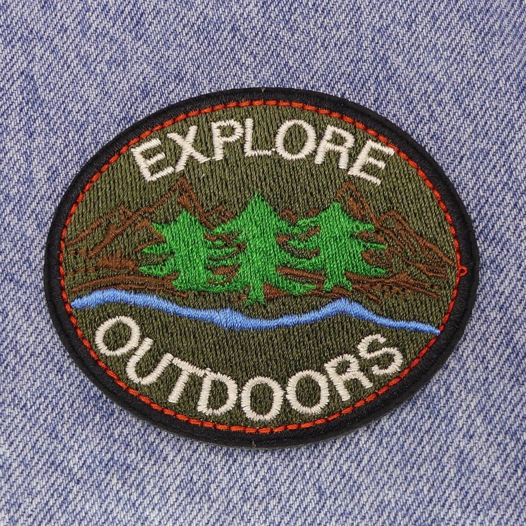 Explore Outdoors Iron on Patch Applique Iron on Sew on Patch - Etsy
