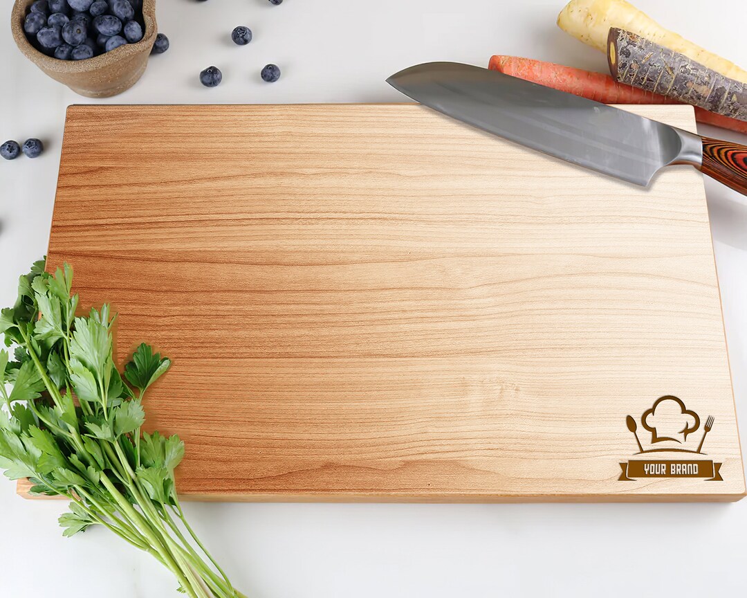 Custom Cutting Board Personalized Chopping Board With Chef Tagline USA ...