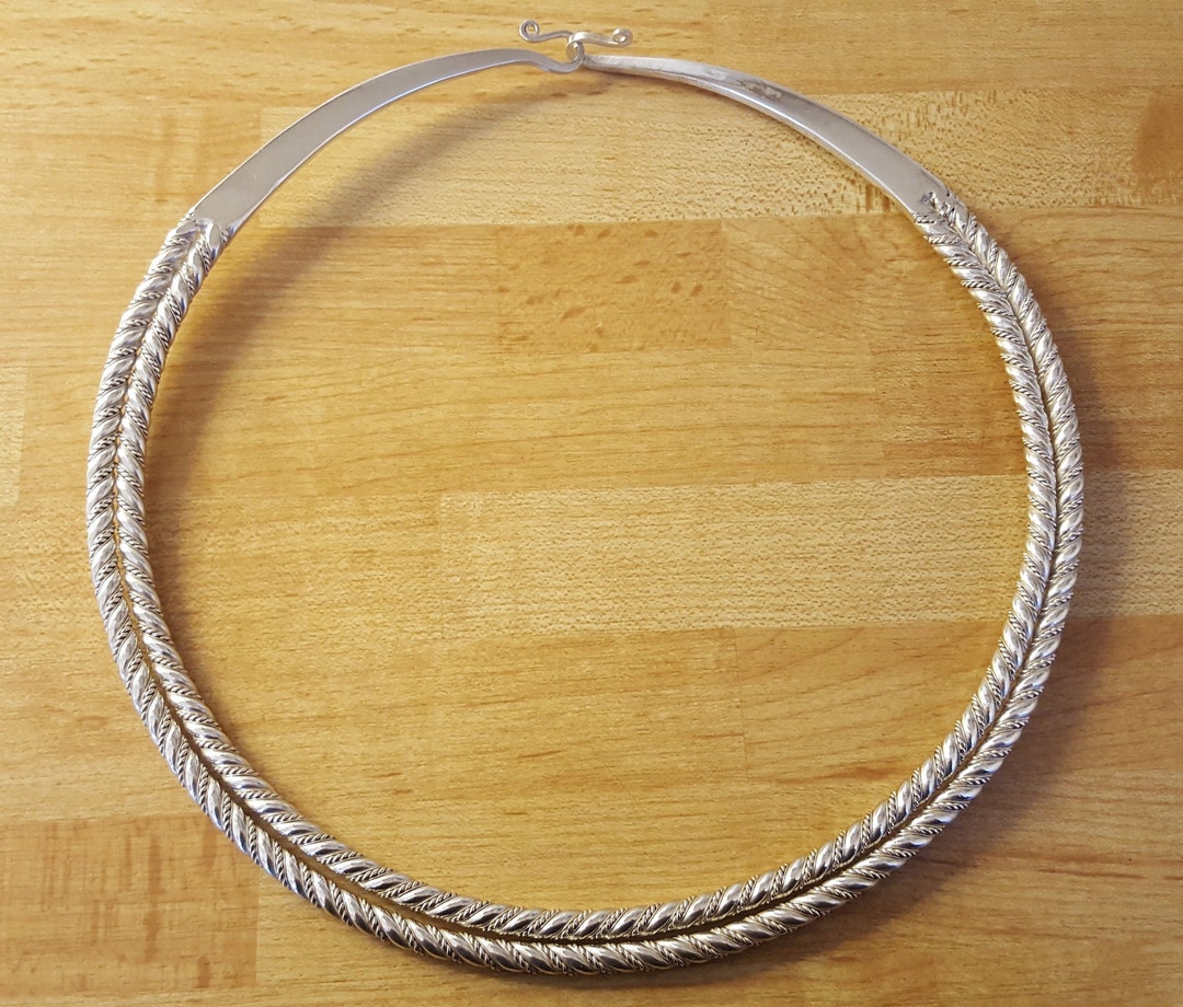 Viking Neck-ring / Isle of Man Neck Piece / Silver / Viking - Etsy