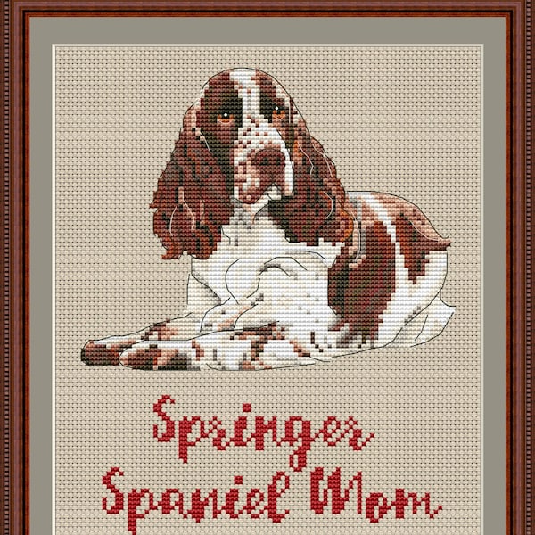 Spaniel Cross Stitch - Etsy