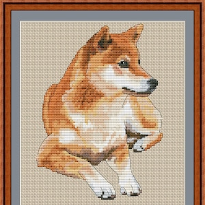 Shiba Inu Mom Cross Stitch Pdf Pattern - Etsy