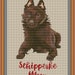 Schipperke Mom Cross Stitch Pdf Pattern - Etsy
