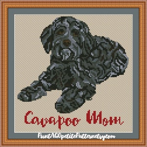 Cavapoo Mom Cross Stitch Pdf Pattern - Etsy