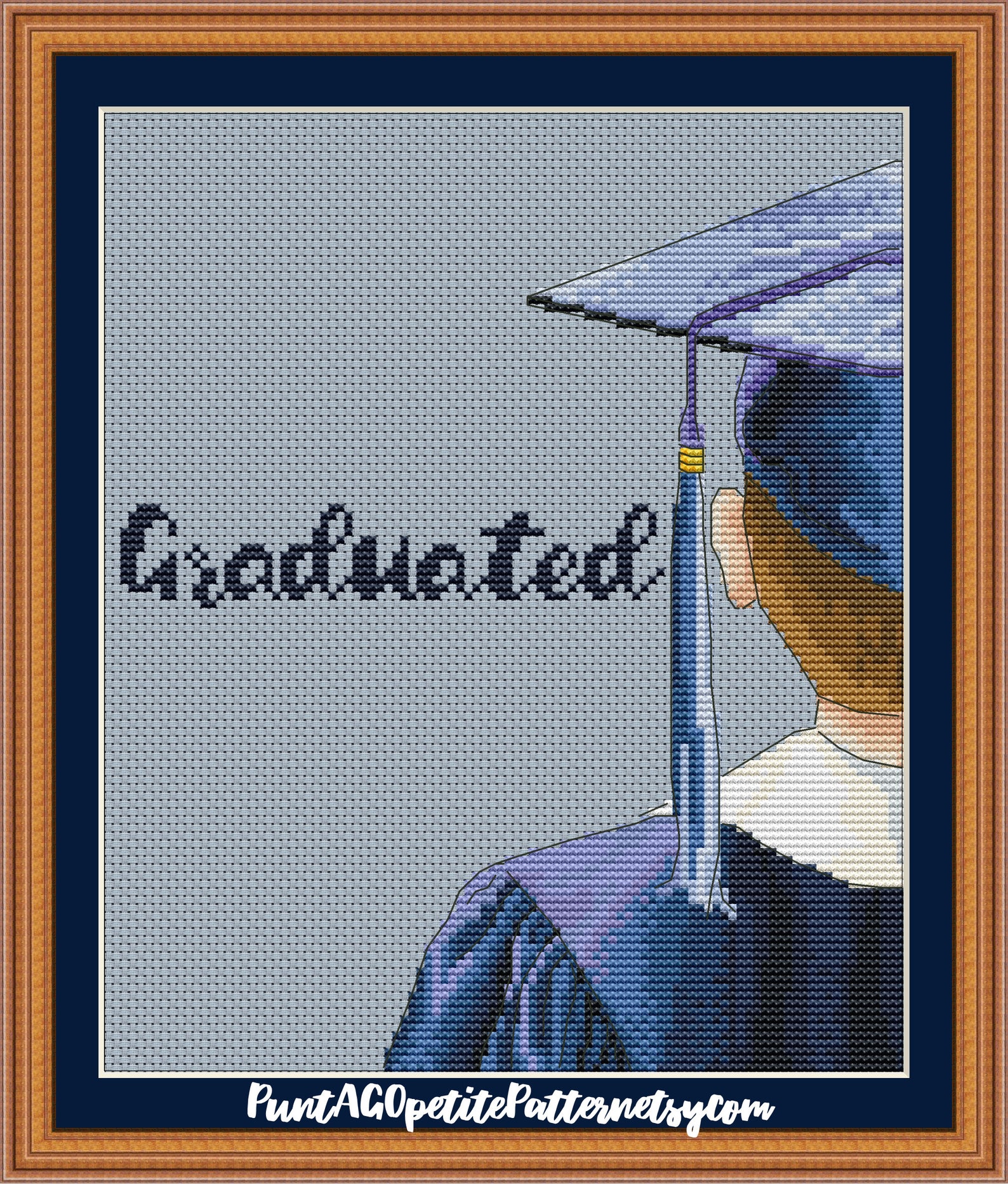 Graduation Cross Stitch Pdf Pattern - Etsy