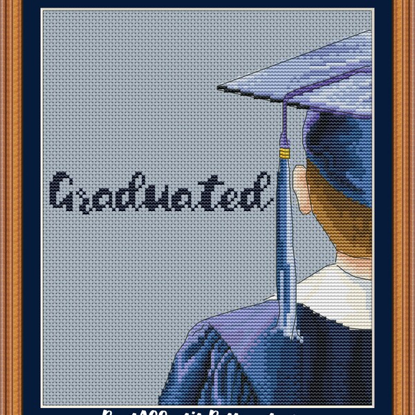 Cross Stitch Patterns Graduation - Etsy