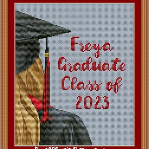 Graduation Cross Stitch Pdf Pattern - Etsy
