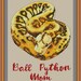 Ball Python Mom Cross Stitch Pdf Pattern - Etsy