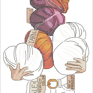 Many Yarn Clews Cross Stitch Pdf Pattern - Etsy