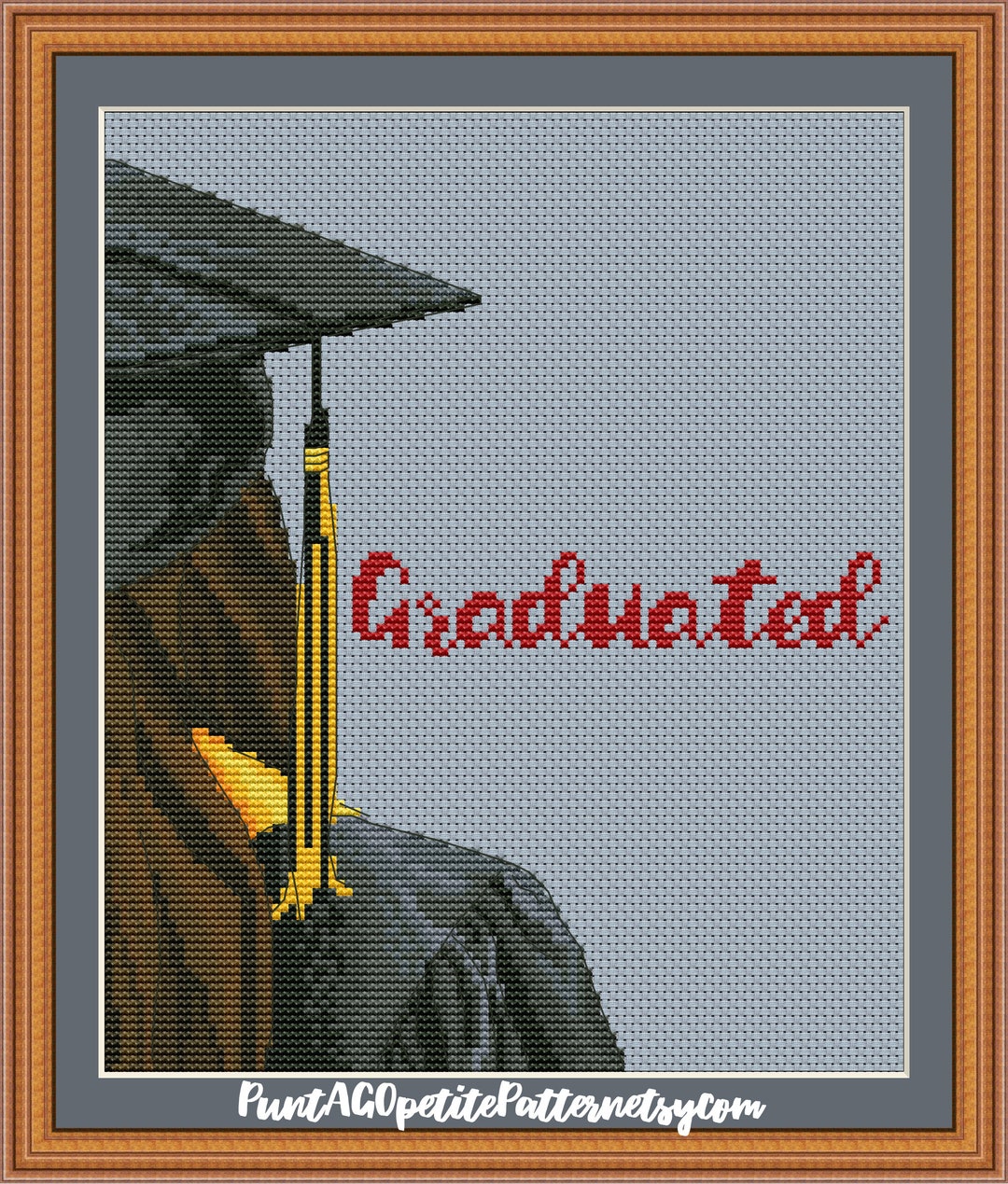 Graduation Cross Stitch Pdf Pattern - Etsy