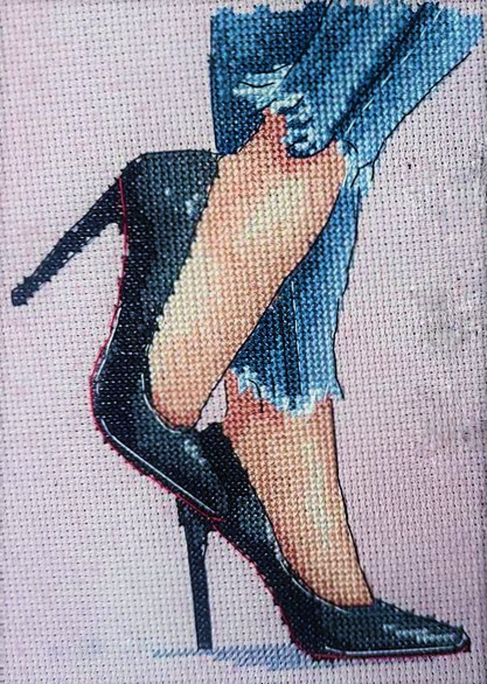 High Heel Shoes Cross Stitch Pdf Pattern - Etsy