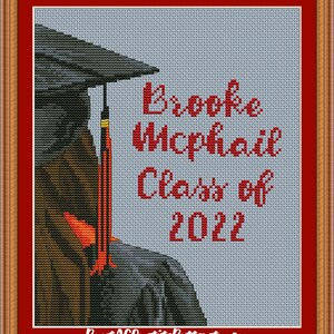 Graduation Cross Stitch Pdf Pattern | Etsy