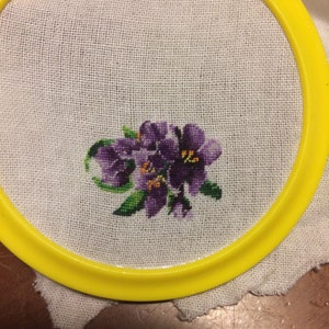 Mini Periwinkle Flower Cross Stitch Embroidery Pdf Pattern Micro ...