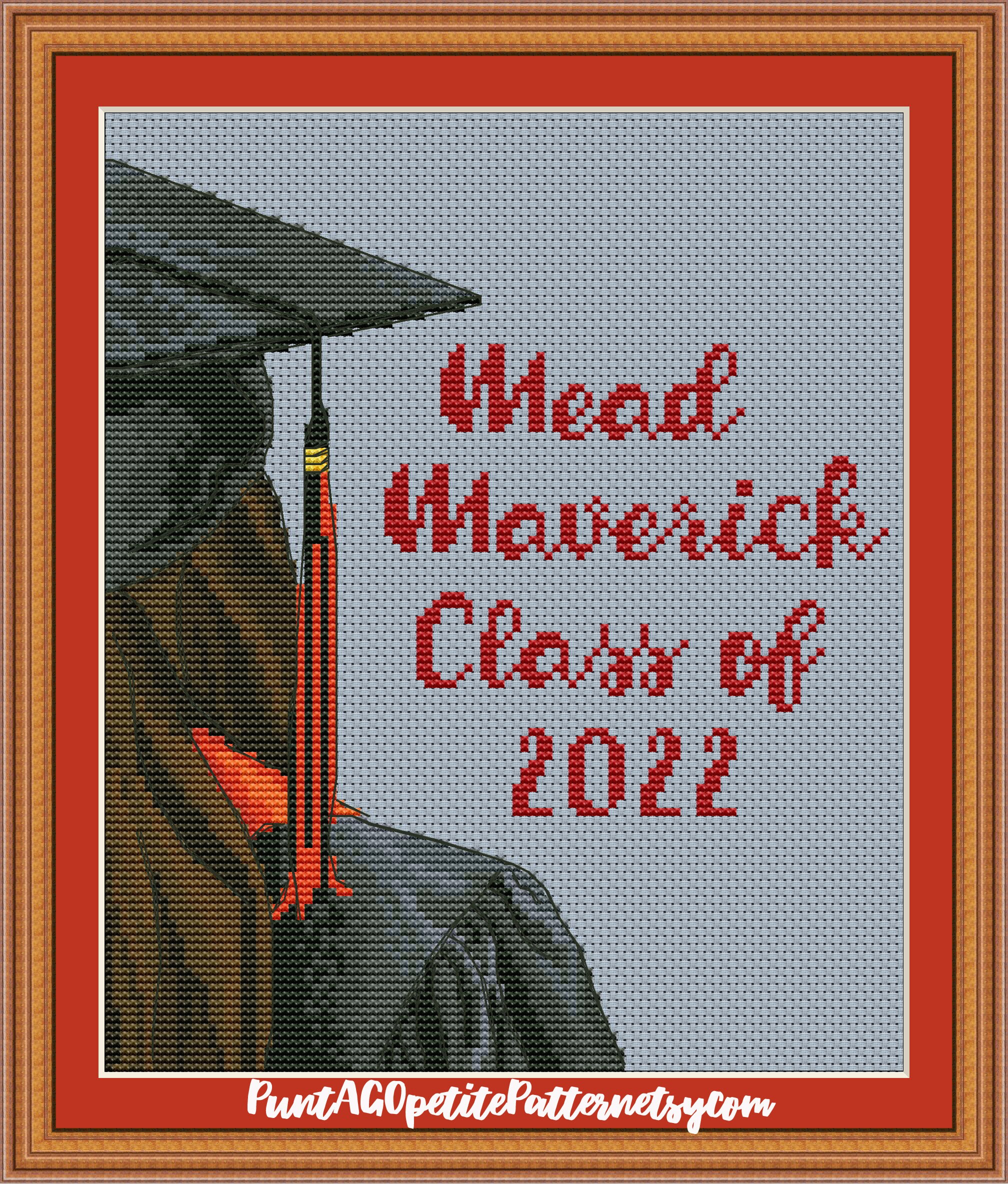 Graduation Cross Stitch Pdf Pattern | Etsy