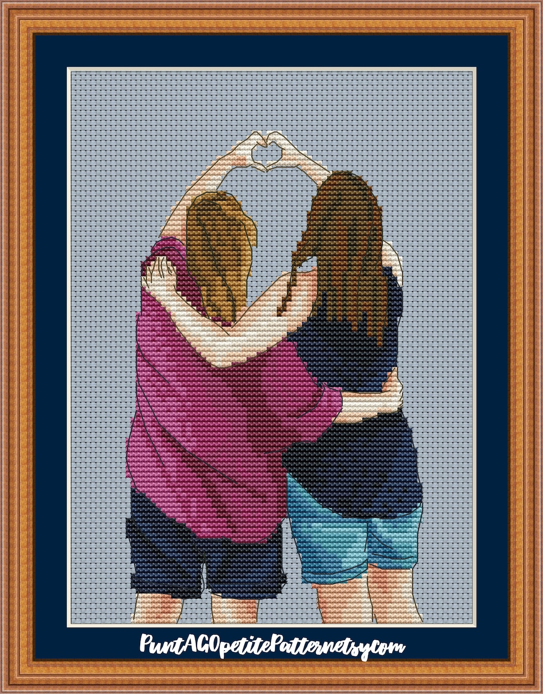 Best Friend Forever Cross Stitch Pdf Pattern - Etsy