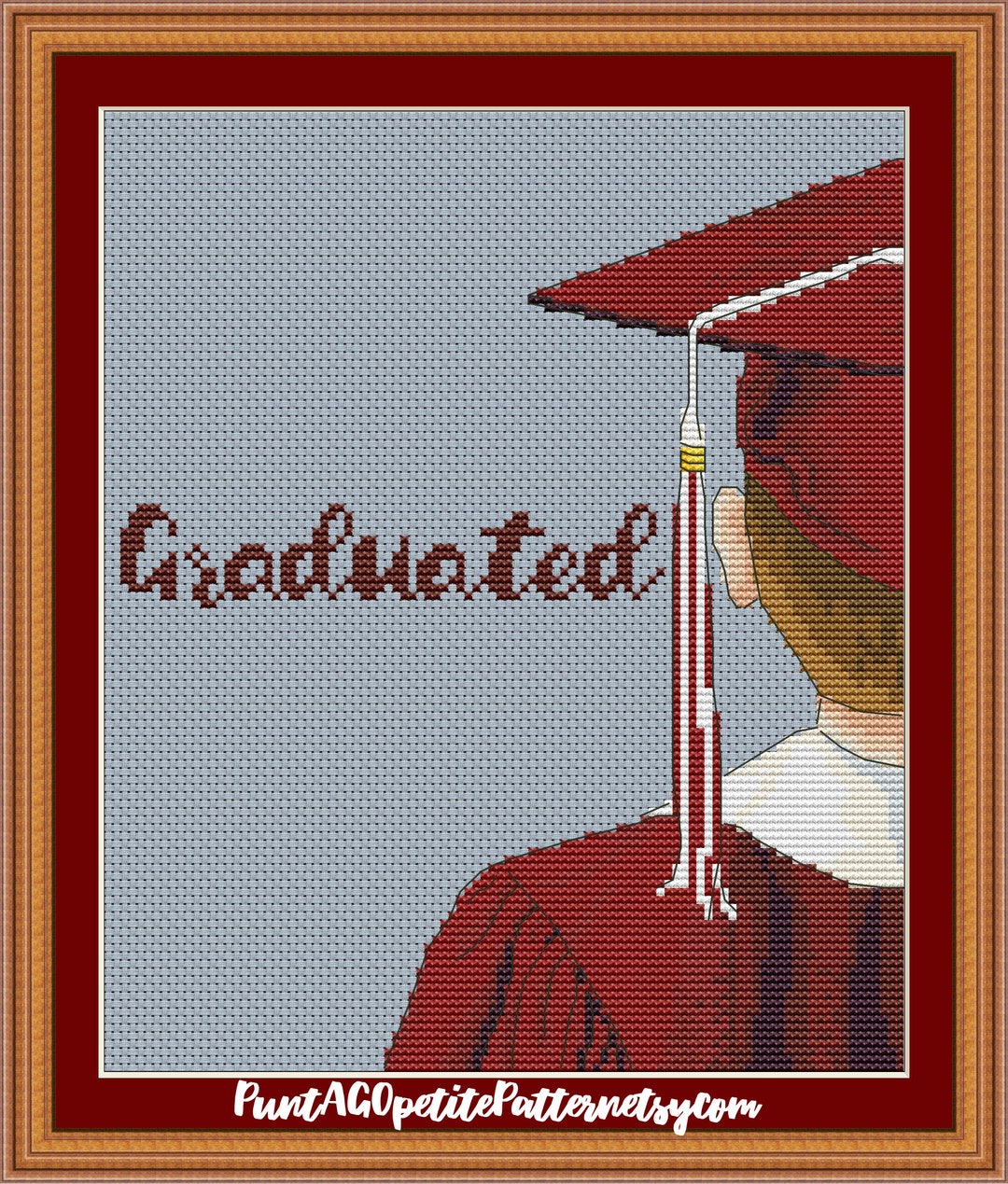 Graduation Cross Stitch Pdf Pattern - Etsy