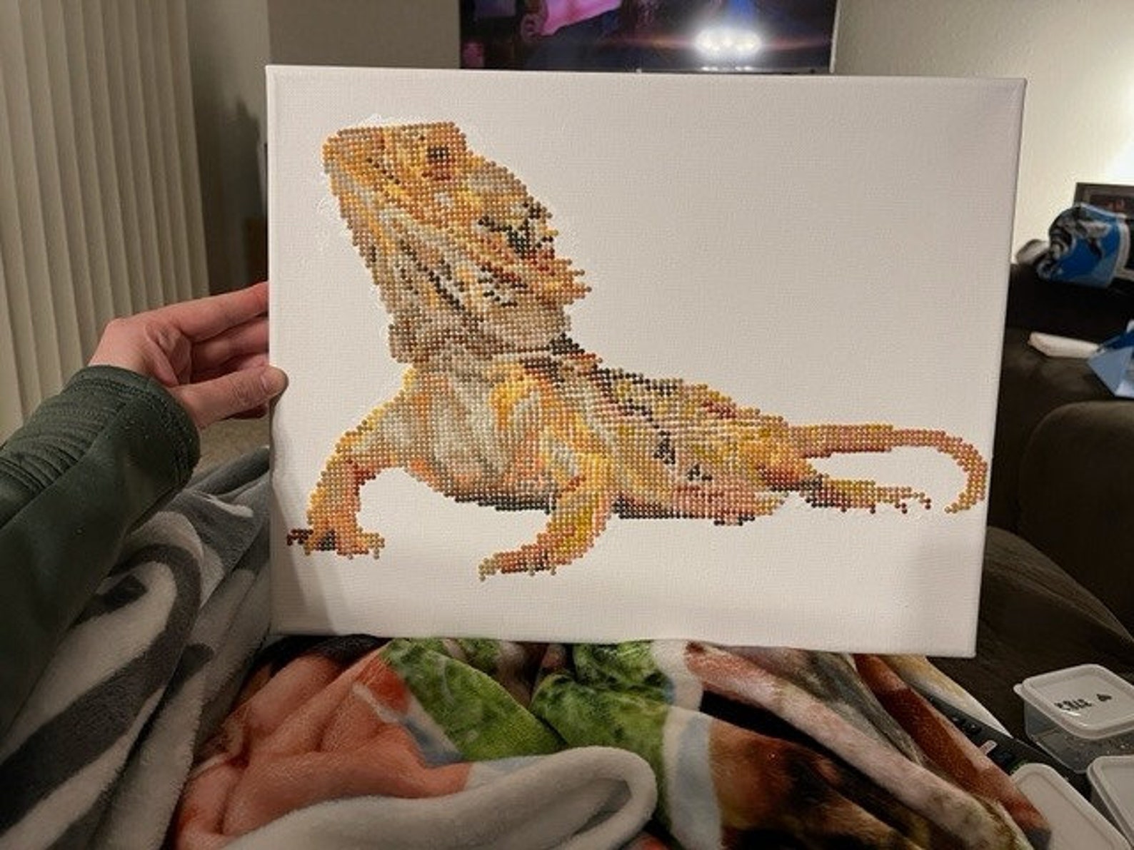 Bearded Dragon Cross Stitch Pdf Pattern - Etsy