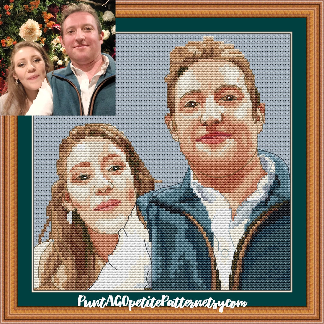Custom Portrait Cross Stitch Pdf Pattern - Etsy
