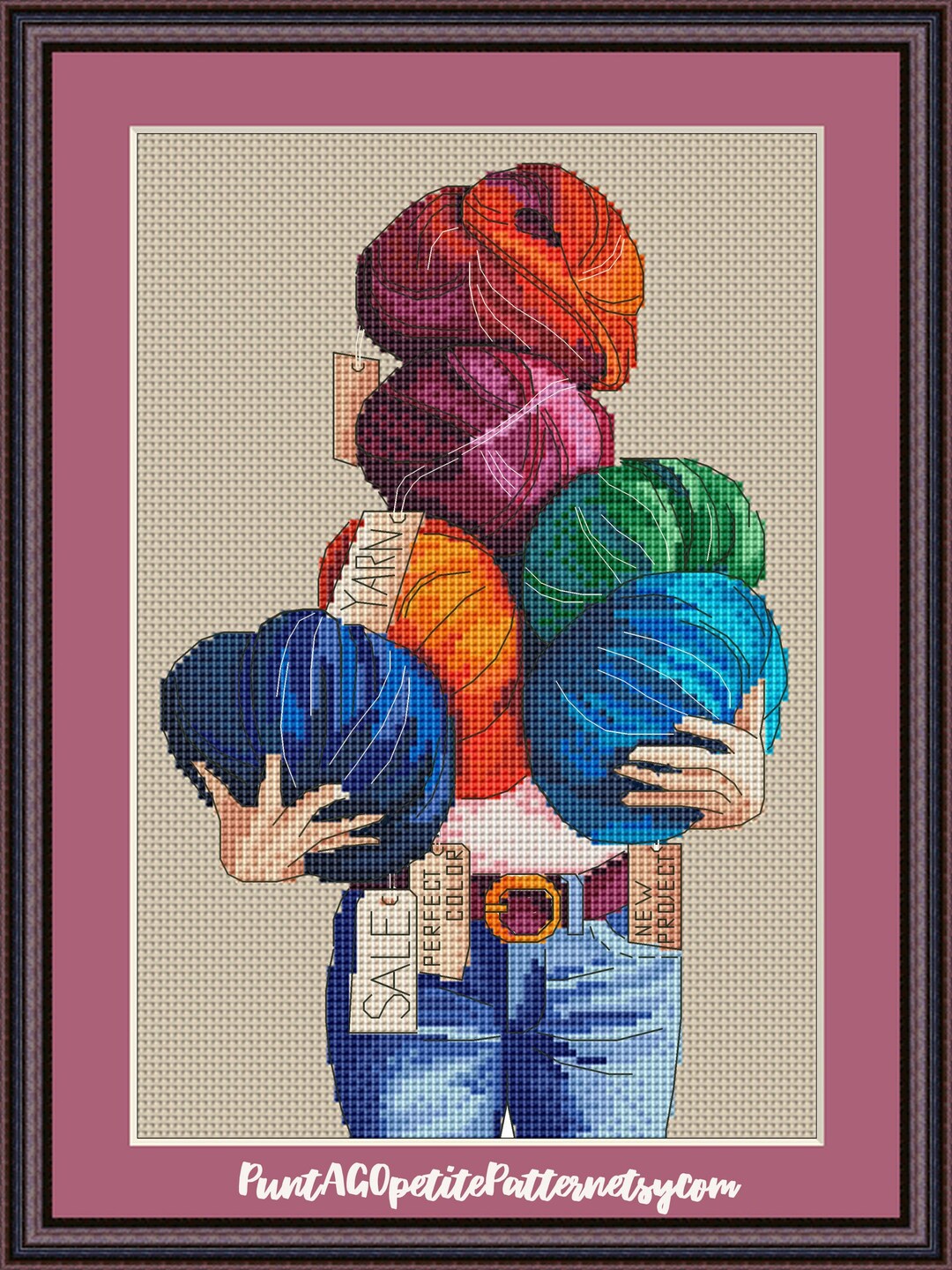 Many Yarn Clews Cross Stitch Pdf Pattern - Etsy