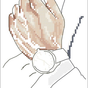 Man Fashion Cross Stitch Pdf Pattern - Etsy