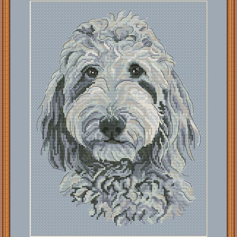 Poodle Cross Stitch - Etsy