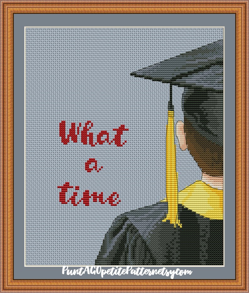 Graduation Cross Stitch Pdf Pattern - Etsy
