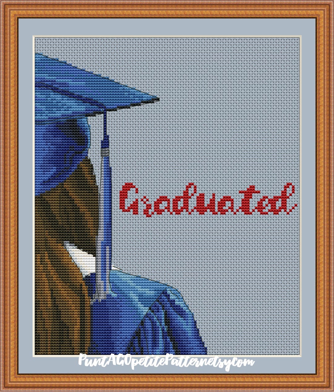 Graduation Cross Stitch Pdf Pattern - Etsy