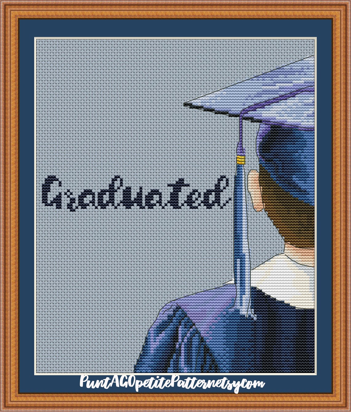 Graduation Cross Stitch Pdf Pattern - Etsy
