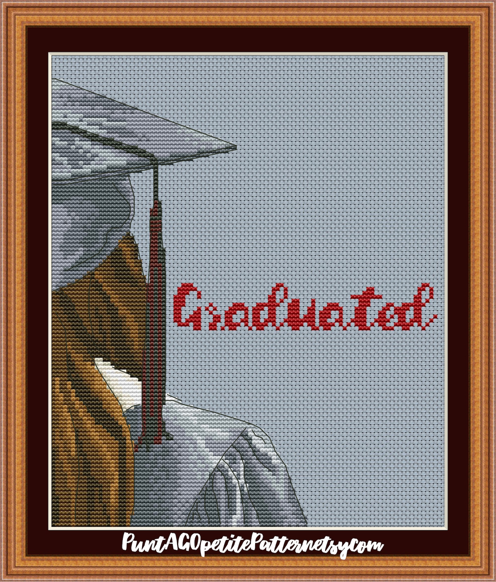 Graduation Cross Stitch Pdf Pattern - Etsy