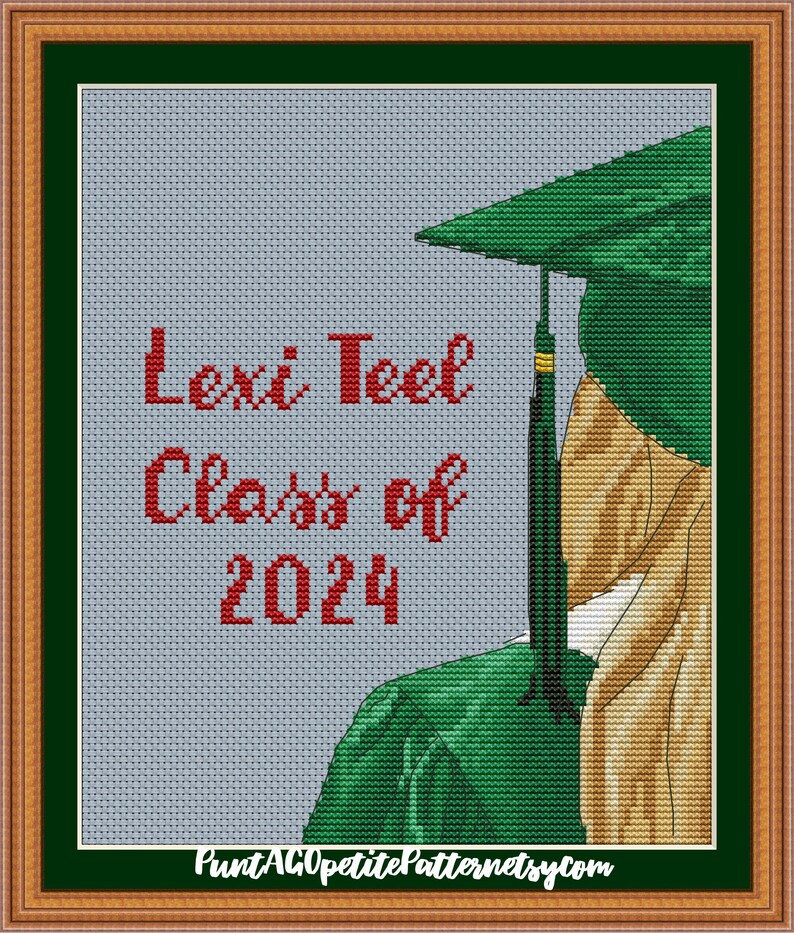 Graduation Cross Stitch Pdf Pattern | Etsy