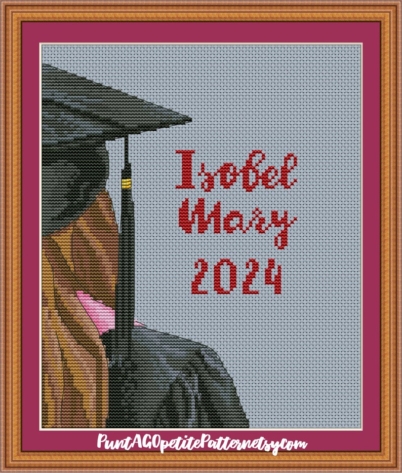 Graduation Cross Stitch Pdf Pattern - Etsy