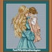 Mother and Daughter Cute Cross Stitch Pdf Pattern - Etsy