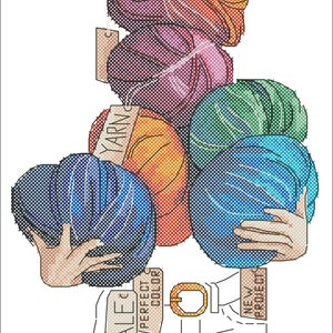 Many Yarn Clews Cross Stitch Pdf Pattern - Etsy