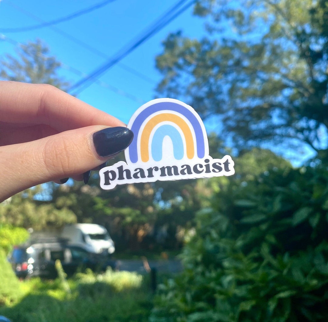 Pharmacist Sticker | Rph Sticker | Rainbow Sticker | Pharmacy, Sticker ...