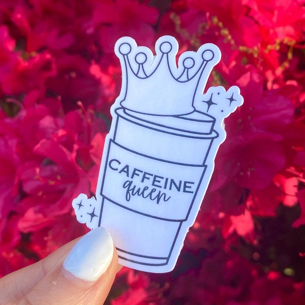 Caffeine Queen Stickers - Etsy